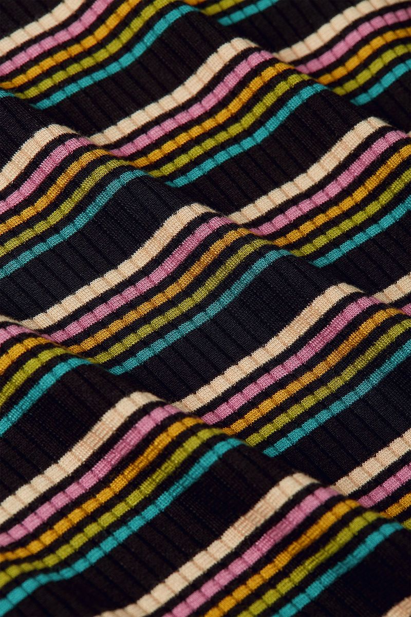 Rollneck Top Frostine Stripe Woodbine Green – ZTIL